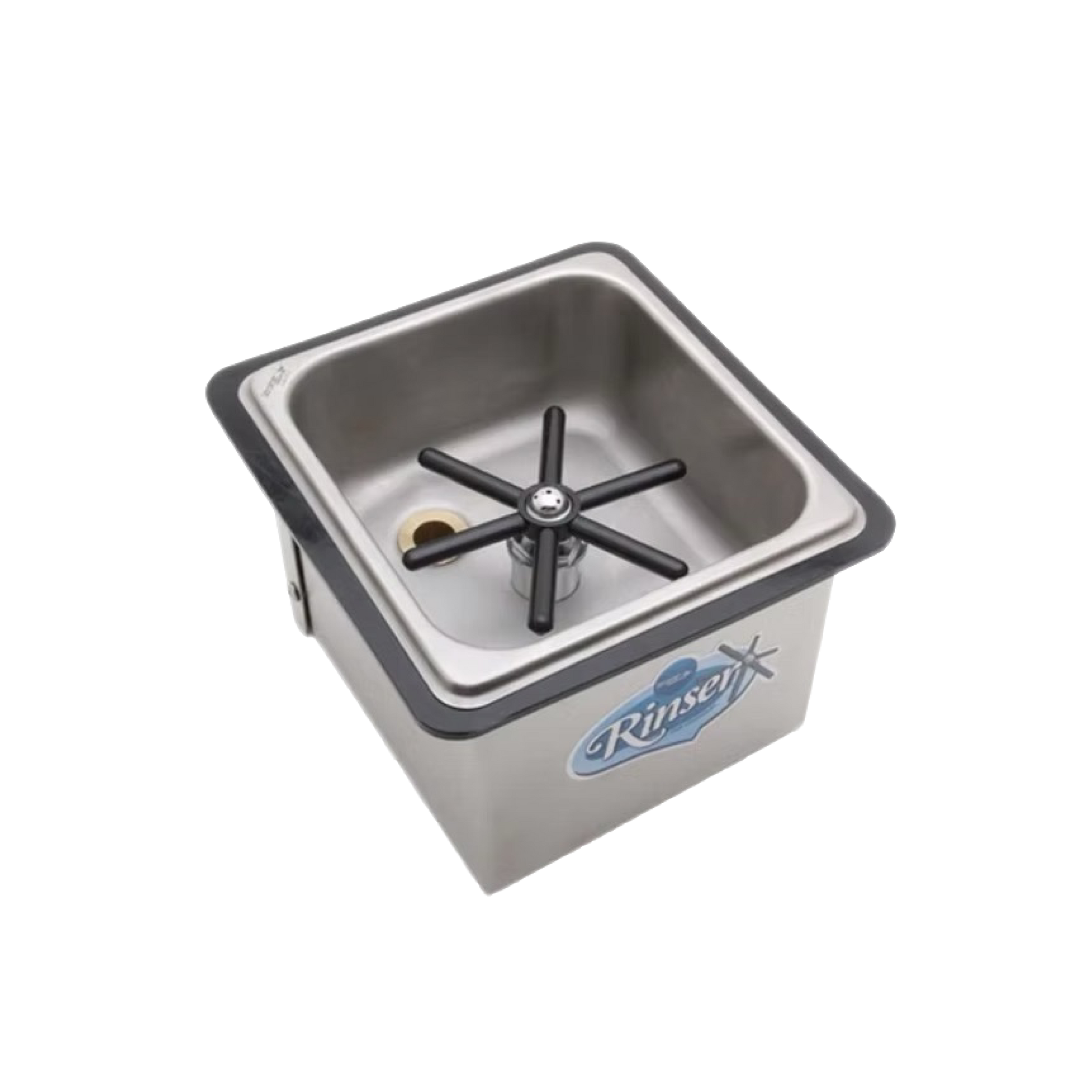 Krome Pitcher Rinser Counter Top (7''x7''x 4.5'') | lamarsacoffee